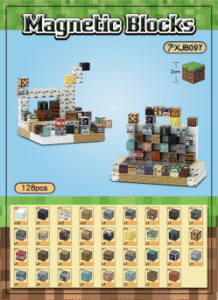 128 Magnetic Building Blocks Set – sinocamelo.com